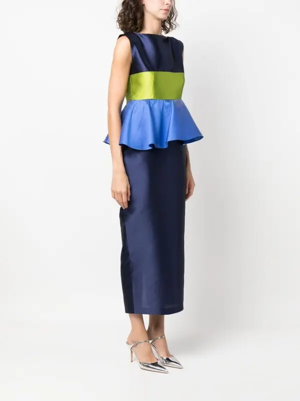DESTREE Cy Color-block Midi Dress