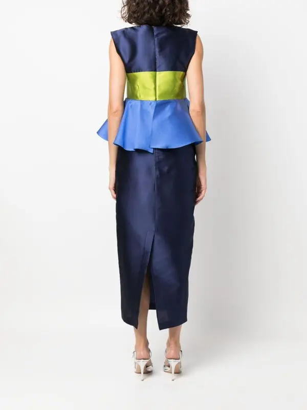 DESTREE Cy Color-block Midi Dress