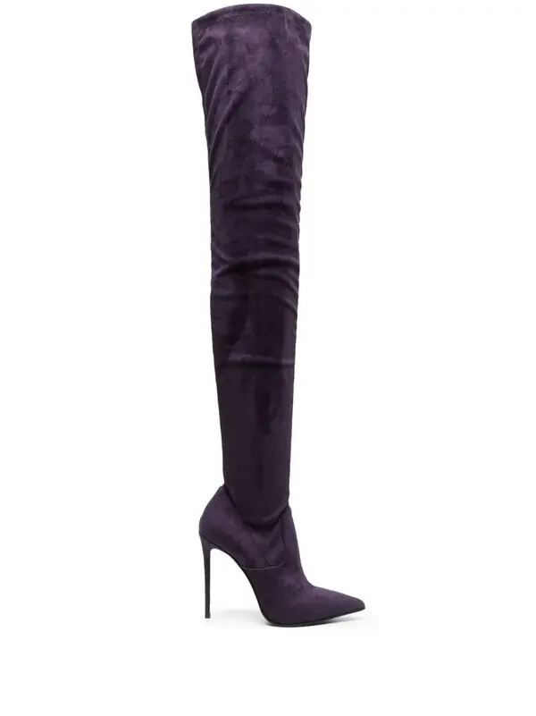 LE SILLA Eva 120mm Thigh-high Boots - Purple