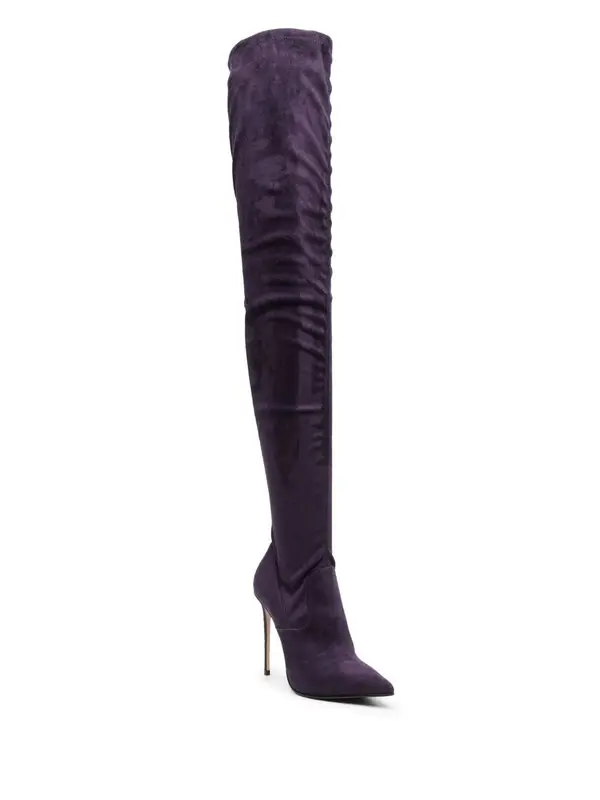 LE SILLA Eva 120mm Thigh-high Boots - Purple
