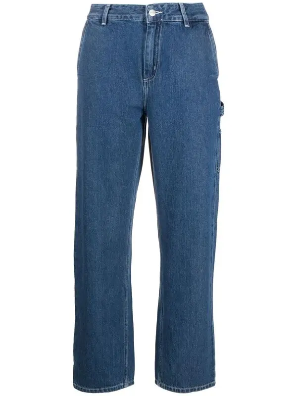 Carhartt Work In Progress Mid-rise Straight-leg Jeans - Blue