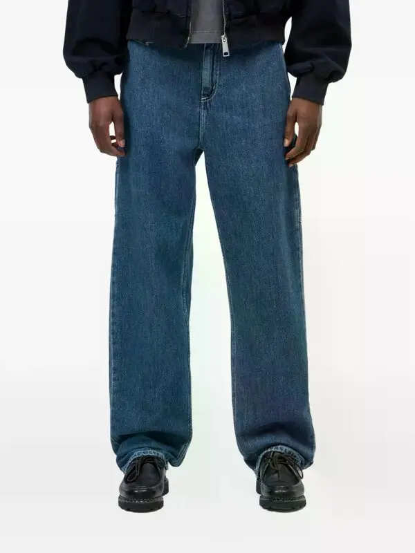 Carhartt Work In Progress Mid-rise Straight-leg Jeans - Blue