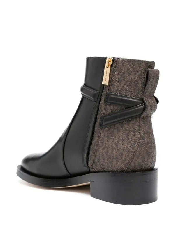 Michael Kors Hamilton Leather Ankle Boots