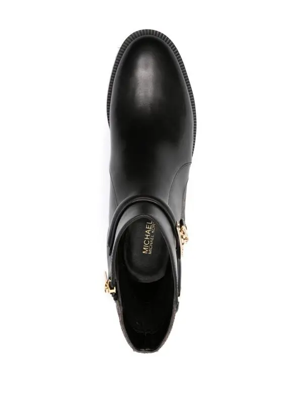 Michael Kors Hamilton Leather Ankle Boots