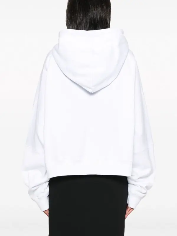 Dsquared2 Darlin' Logo-print Cotton Hoodie - White