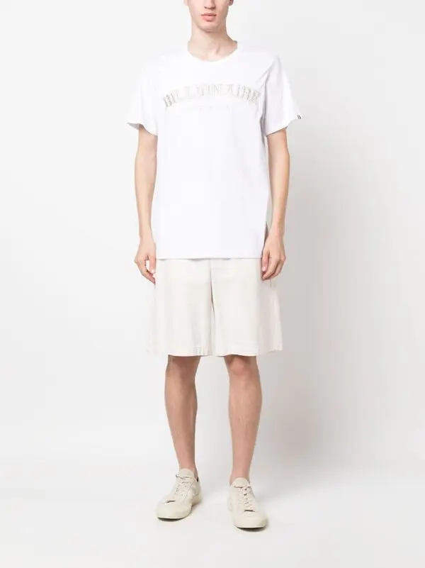 BILLIONAIRE Embroidered-logo T-shirt
