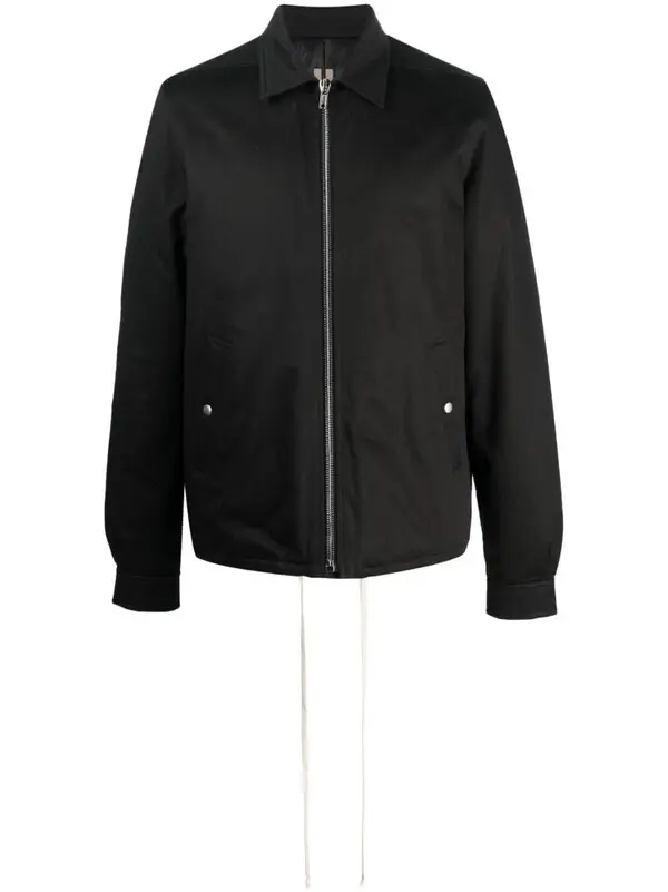 Rick Owens Pointed-collar Zip-up Windbreaker