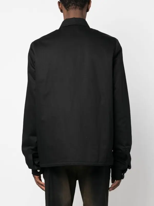 Rick Owens Pointed-collar Zip-up Windbreaker