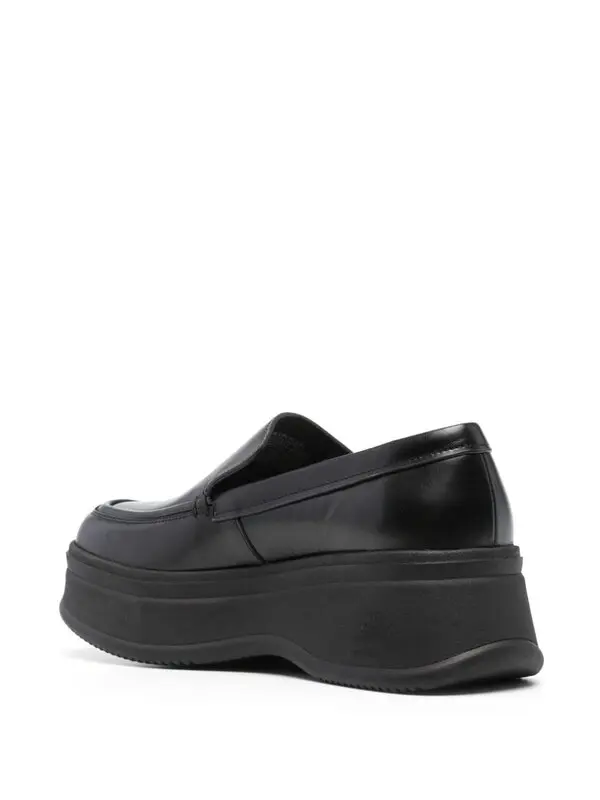 Calvin Klein Round-toe Leather Loafers