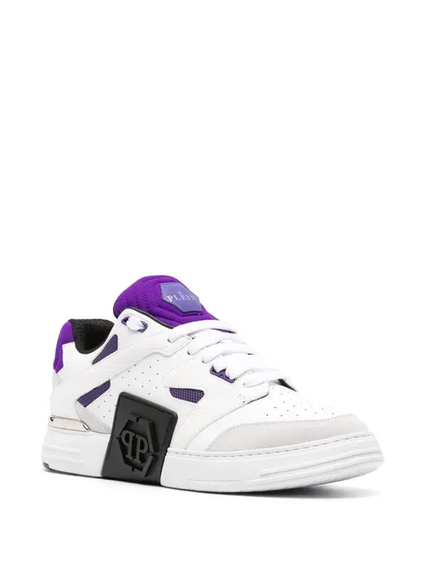 Philipp Plein Phantom Street Leather Sneakers - White
