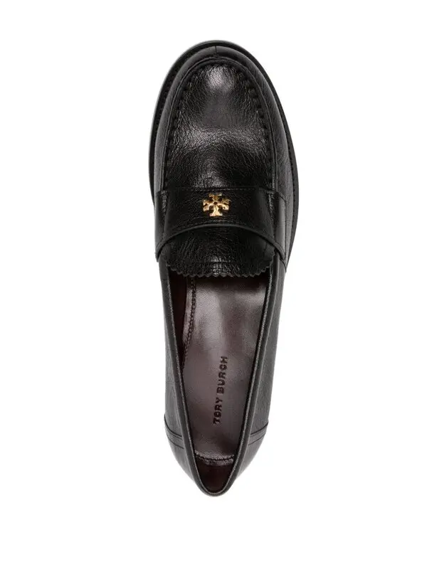 Tory Burch Leather Loafers - Black