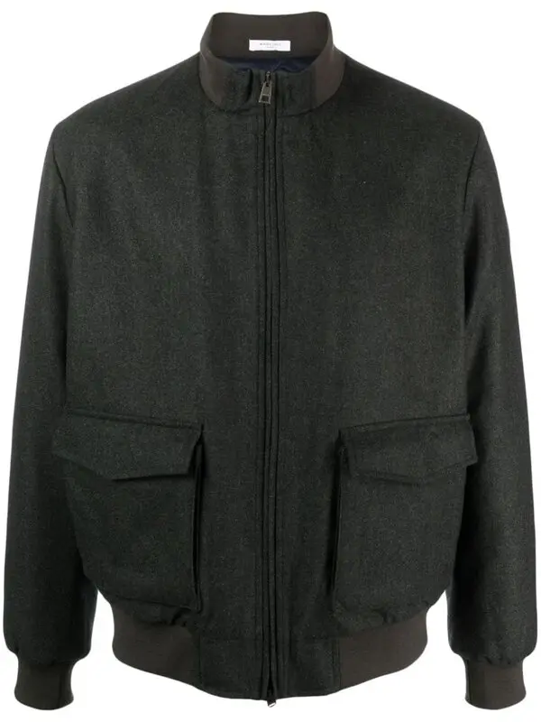 Boglioli Virgin Wool Bomber Jacket