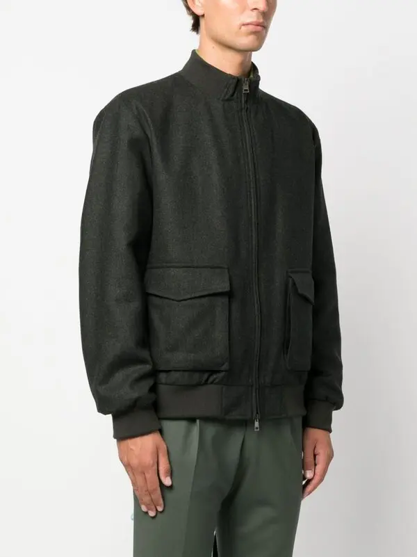 Boglioli Virgin Wool Bomber Jacket