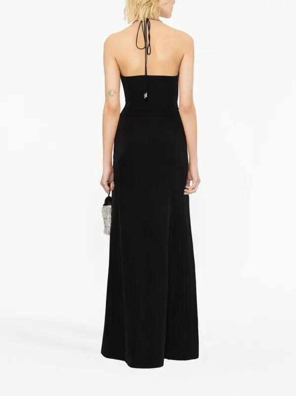 GENNY V-neck Long Dress