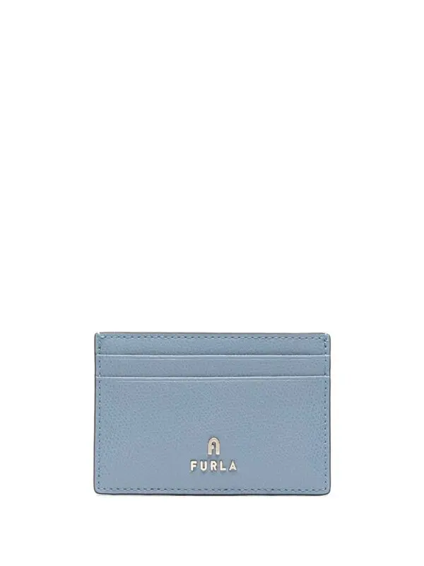 Furla Small Camelia Leather Cardholder - Blue