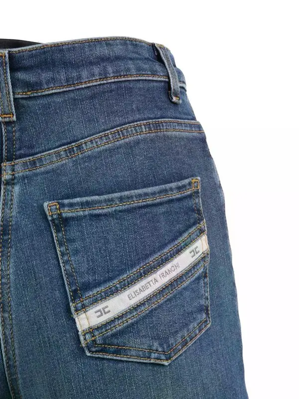 Elisabetta Franchi Bootcut Denim Jeans