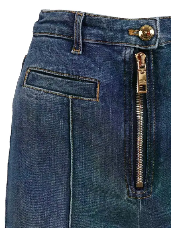 Elisabetta Franchi Bootcut Denim Jeans