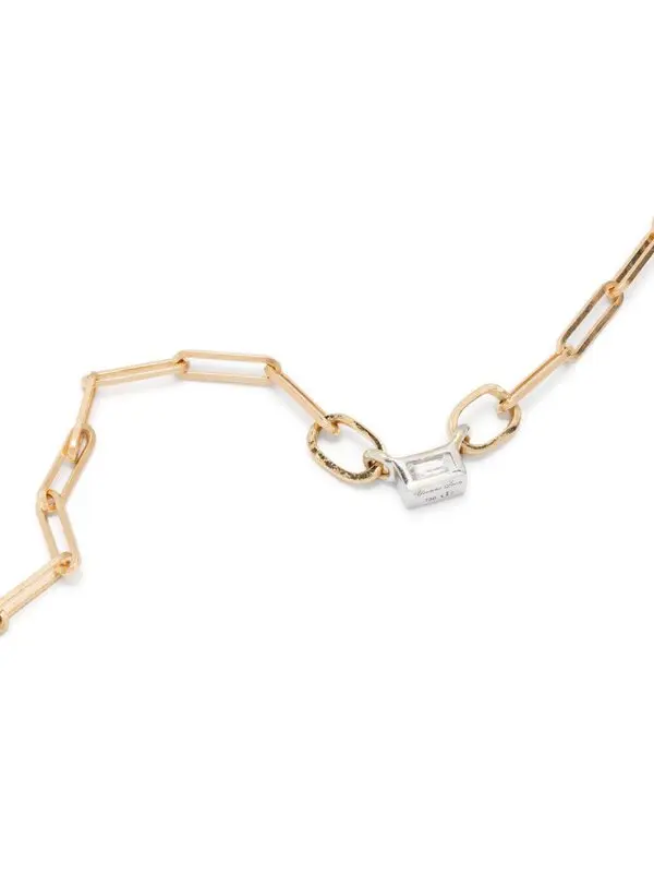 Yvonne Léon 18kt Yellow Solitaire Diamond Necklace
