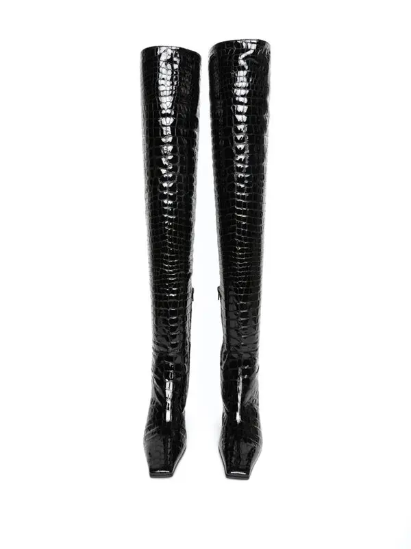 Khaite Marfa 85mm Leather Boots