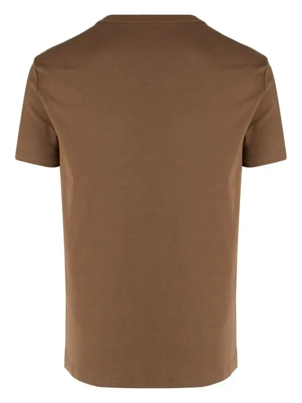 TOM FORD V-neck Short-sleeve T-shirt - Brown