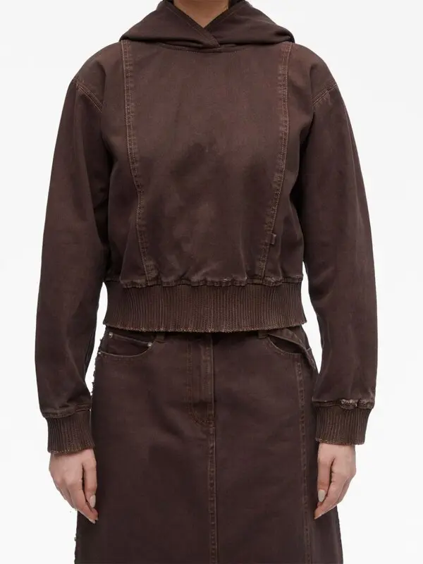 3.1 Phillip Lim Panelled Denim Hoodie