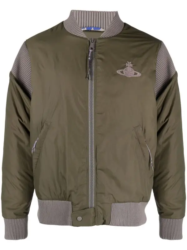 VIVIENNE WESTWOOD Cyclist Panelled Bomber Jacket