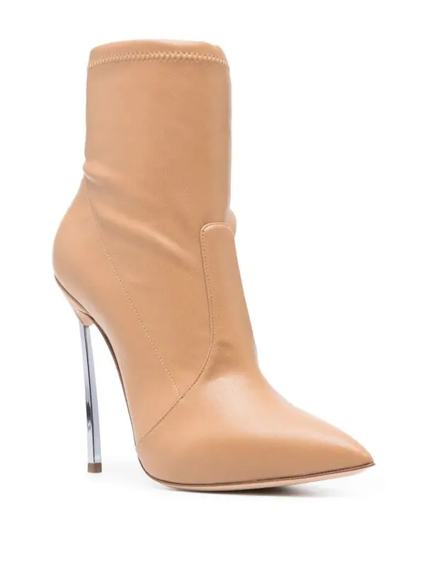 Casadei Blade 125mm Leather Boots
