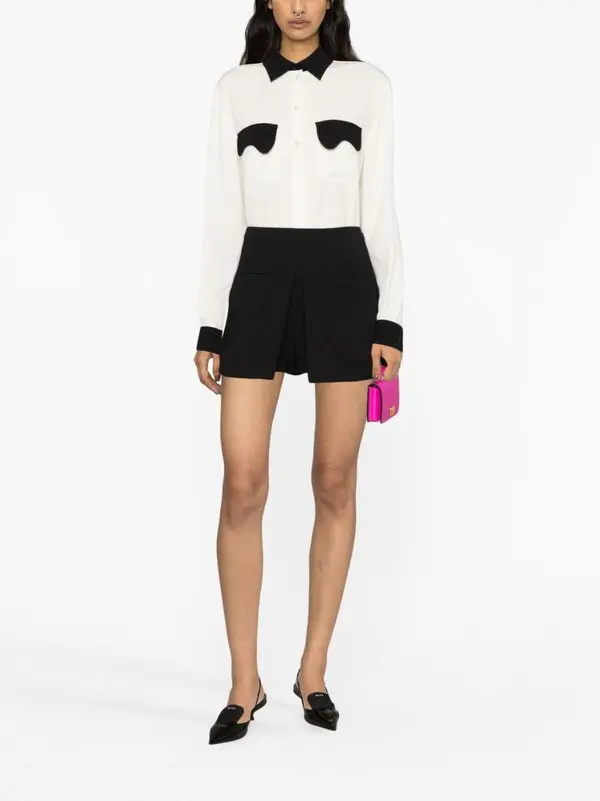 Moschino Pleat-detail Short Shorts