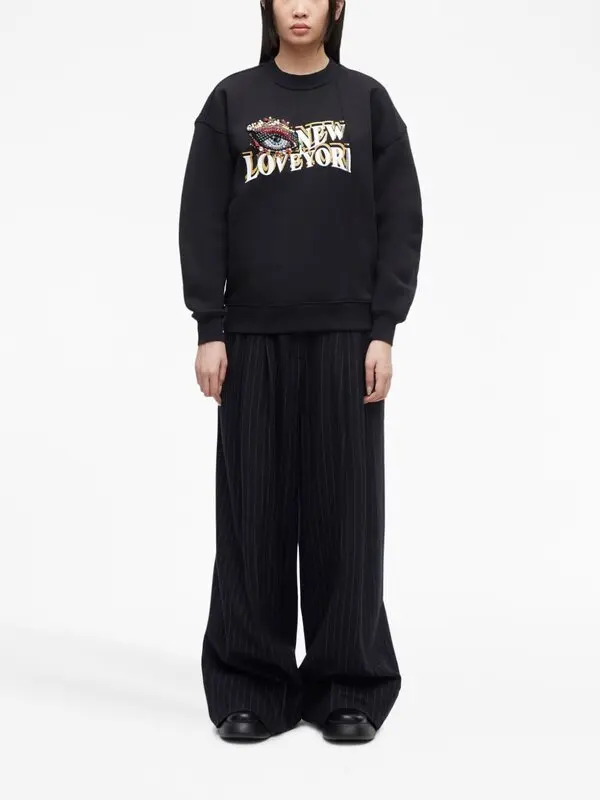 3.1 Phillip Lim Flannel Striped Wide-leg Trousers