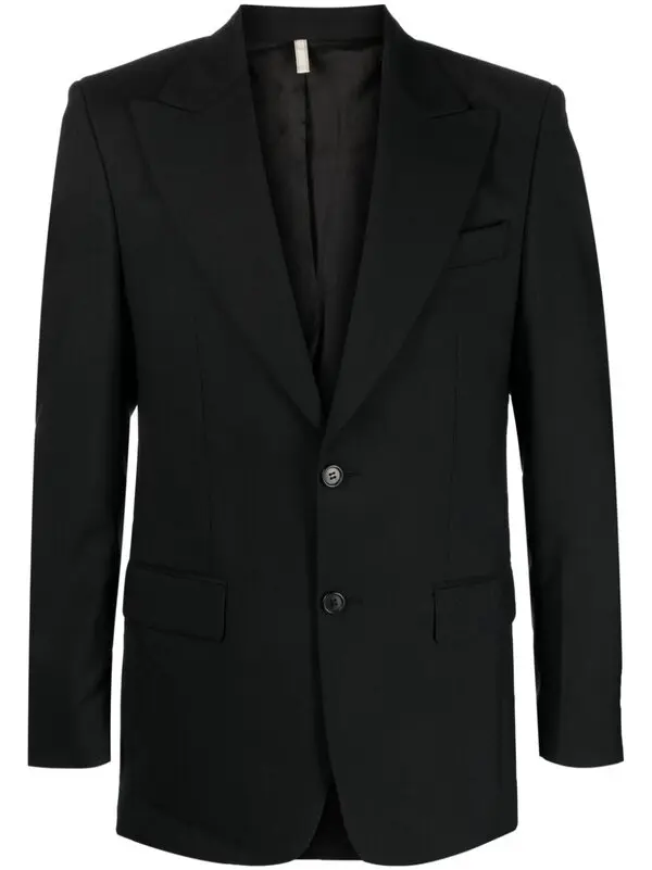 SUNFLOWER Single-breasted Wool Blazer