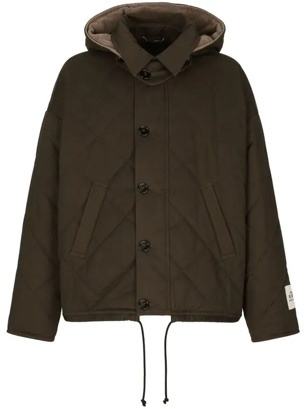 Dolce & Gabbana Diamond-quilt Padded Jacket