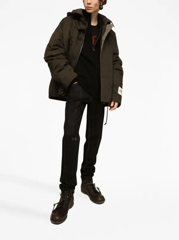 Dolce & Gabbana Diamond-quilt Padded Jacket