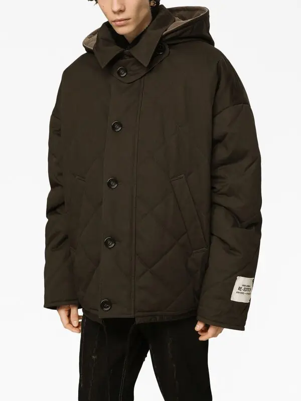Dolce & Gabbana Diamond-quilt Padded Jacket