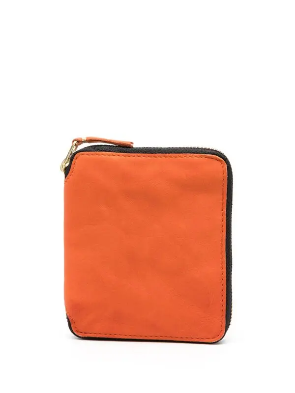 Comme Des Garçons Rectangle-shape Leather Wallet - Orange