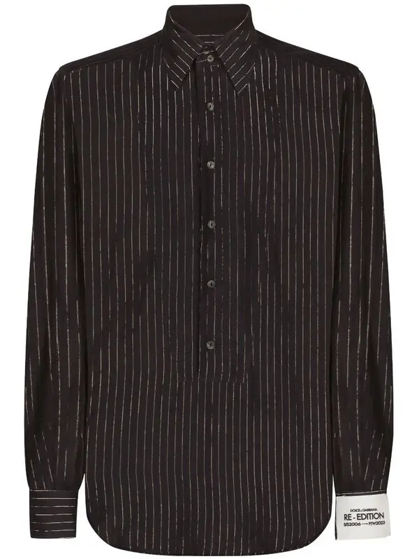 Dolce & Gabbana Striped Long-sleeved Shirt