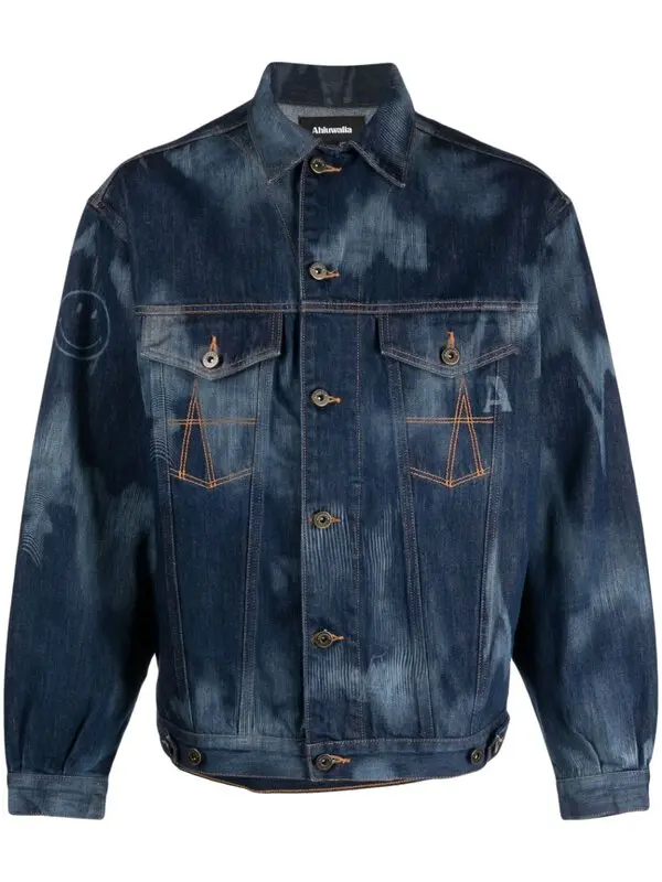 Ahluwalia Signature Tie-dye Denim Jacket