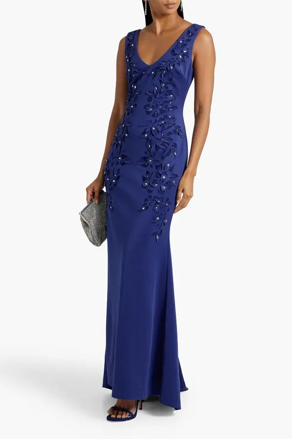 white christmas dresses Strapless 3D Floral A-Line Mini Dress by Badgley Mischka main image 1
