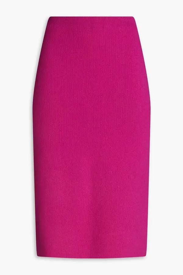 Arch4 Ribbed Cashmere Skirt - Fuchsia