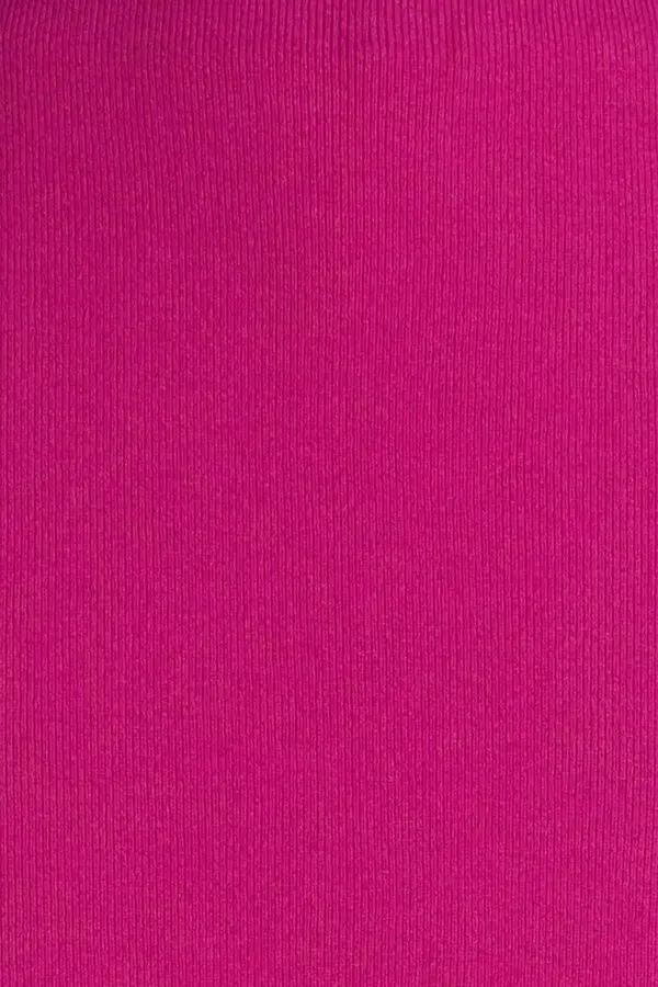 Arch4 Ribbed Cashmere Knee Length Skirt