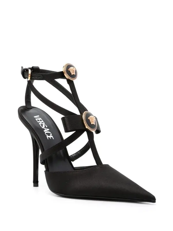 Versace Ribbon Cage 110mm Pumps