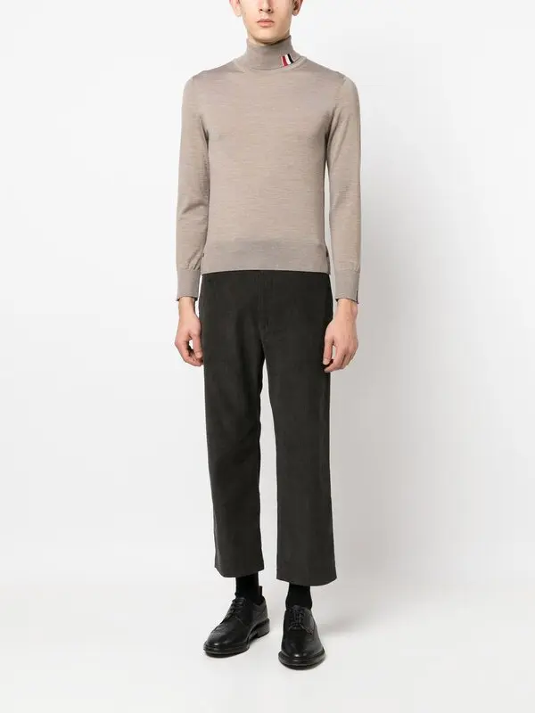 Thom Browne Fine Knit Roll-neck Jumper