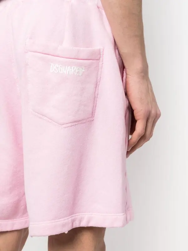Dsquared2 Distressed-effect Track Shorts
