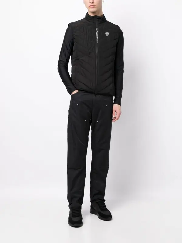 EA7 Logo-patch Padded Gilet