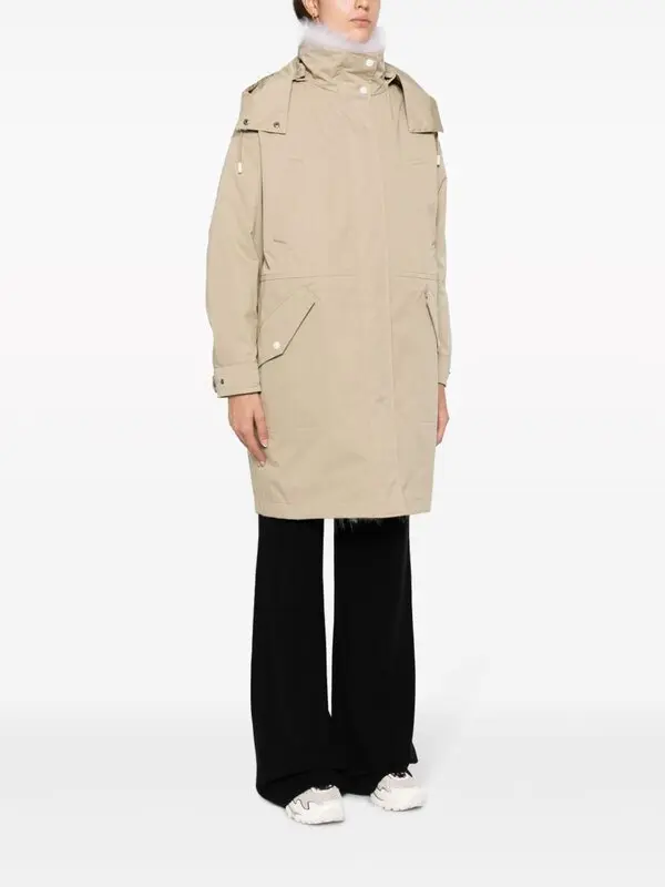 YVES SALOMON Hooded Midi Parka