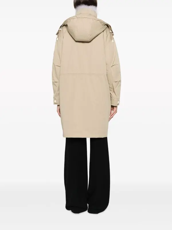 YVES SALOMON Hooded Midi Parka