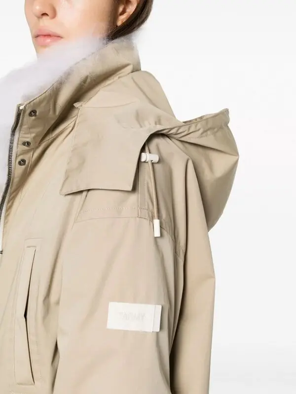 YVES SALOMON Hooded Midi Parka