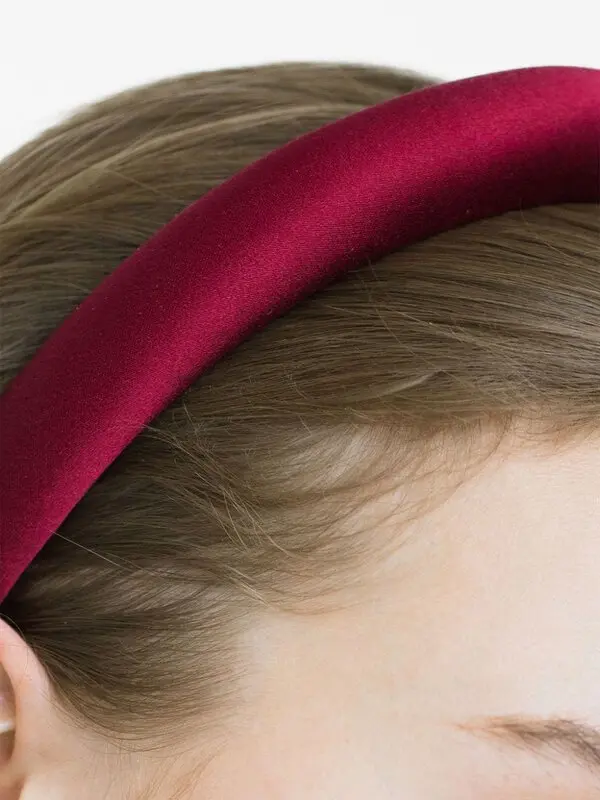 JENNIFER BEHR Tori Silk Headband - Red