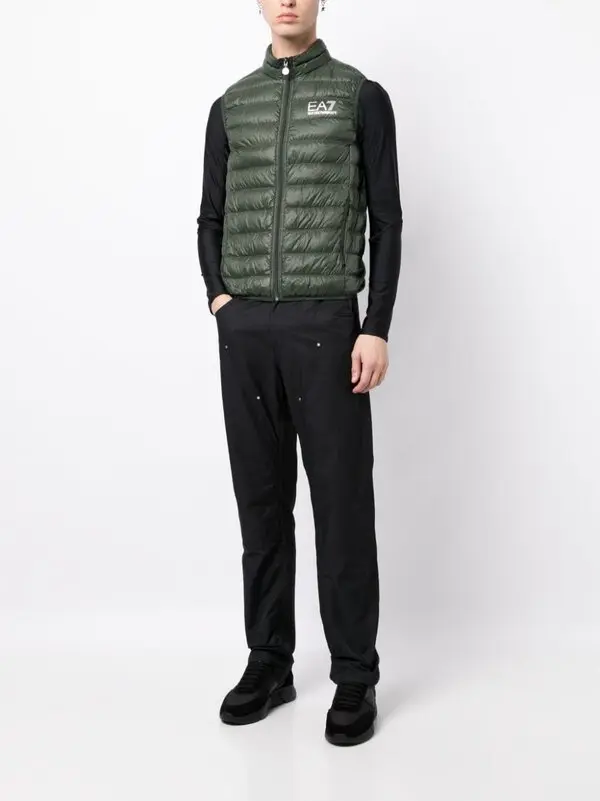 EA7 Padded Sleeveless Gilet - Green