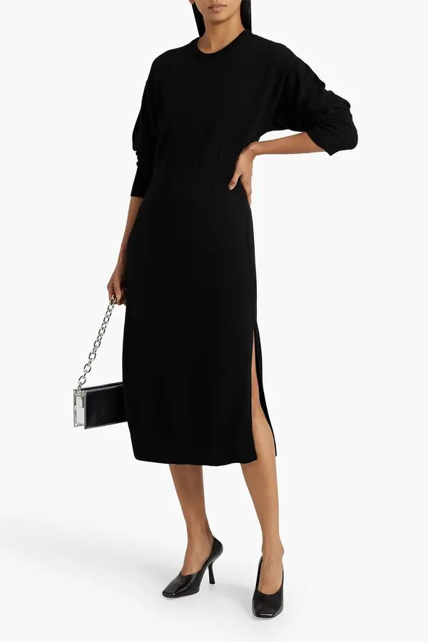 another tomorrow ribbed knit midi dress Another Tomorrow Slim Tank Dress