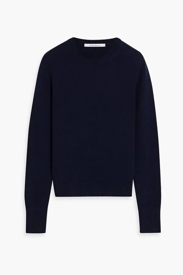 Another Tomorrow Cashmere And Wool-blend Sweater